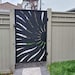 Stunning & Fabulous Intricate Sun Flower Pattern Metal Gate Laser Cut ...