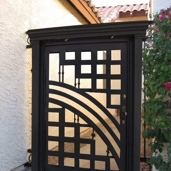 Metal Gate Squares Design - Etsy