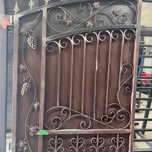 Stylish Solid Embossed Metal Spiral Vintage Entry Gate |custom ...