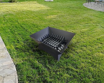 Square Fire Pit Grate - Etsy
