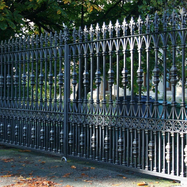 Wrought Iron Driveway Gates - Etsy