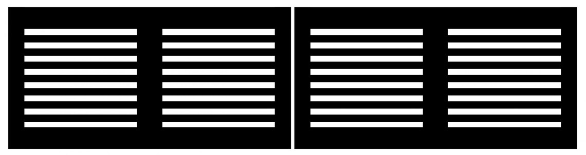 Beautiful Rectangular Design Metal Driveway Gate Dual Swing - Etsy