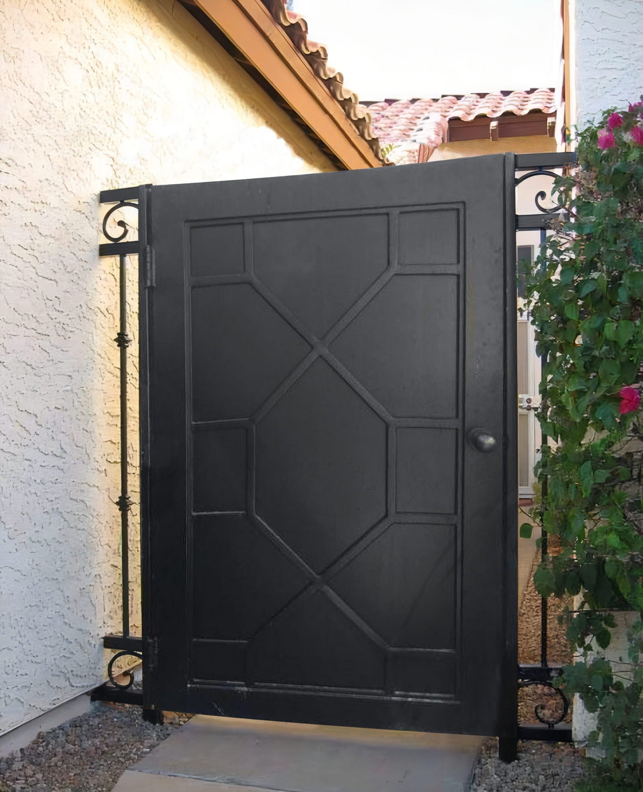 Solid Iron Entrance Gate Custom Fabrication Entry Way Gate - Etsy Canada