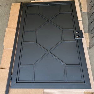 Solid Iron Entrance Gate | Custom Fabrication | Entry Way Gate – Model ...