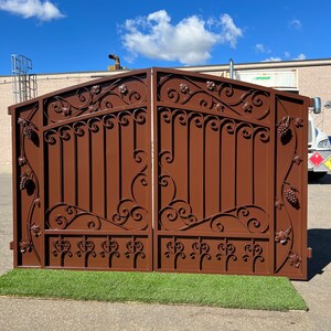 Stylish Solid Embossed Metal Spiral Vintage Entry Gate |custom ...