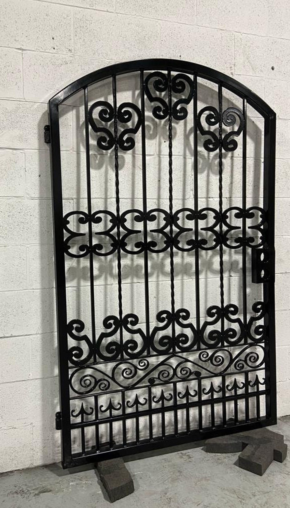 Royal Fence Design Metal Side Walk Gate Beautiful Custom Fabrication