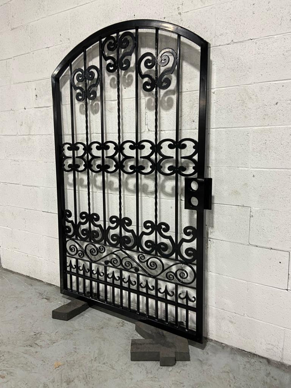 Royal Fence Design Metal Side Walk Gate Beautiful Custom Fabrication