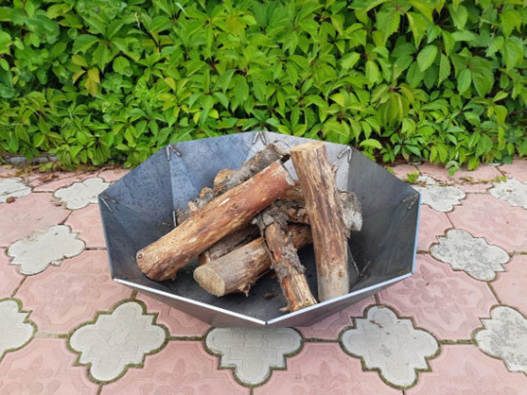 Half Sphere Fire Pit | Wood Burning Outdoor Firepit | Custom Morden ...