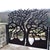 3D Laser Cut Sun Design Metal Back Yard Gate Custom Design Metal Back ...
