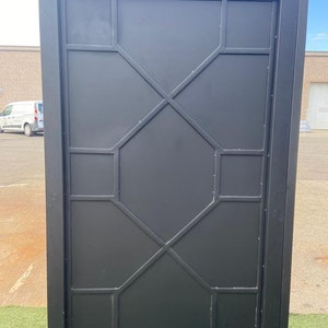 Solid Iron Entrance Gate | Custom Fabrication | Entry Way Gate – Model ...