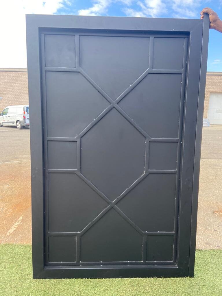 Solid Iron Entrance Gate | Custom Fabrication | Entry Way Gate – Model ...