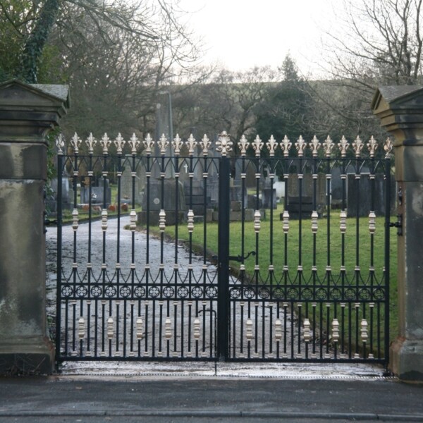 Wrought Iron Swing Gate - Etsy