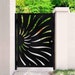 Stunning & Fabulous Intricate Sun Flower Pattern Metal Gate Laser Cut ...
