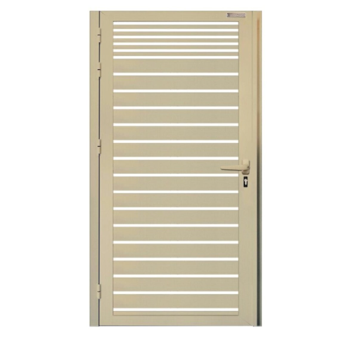 Modern Horizontal Pattern Metal Side Yard Gate| Stunning Custom ...