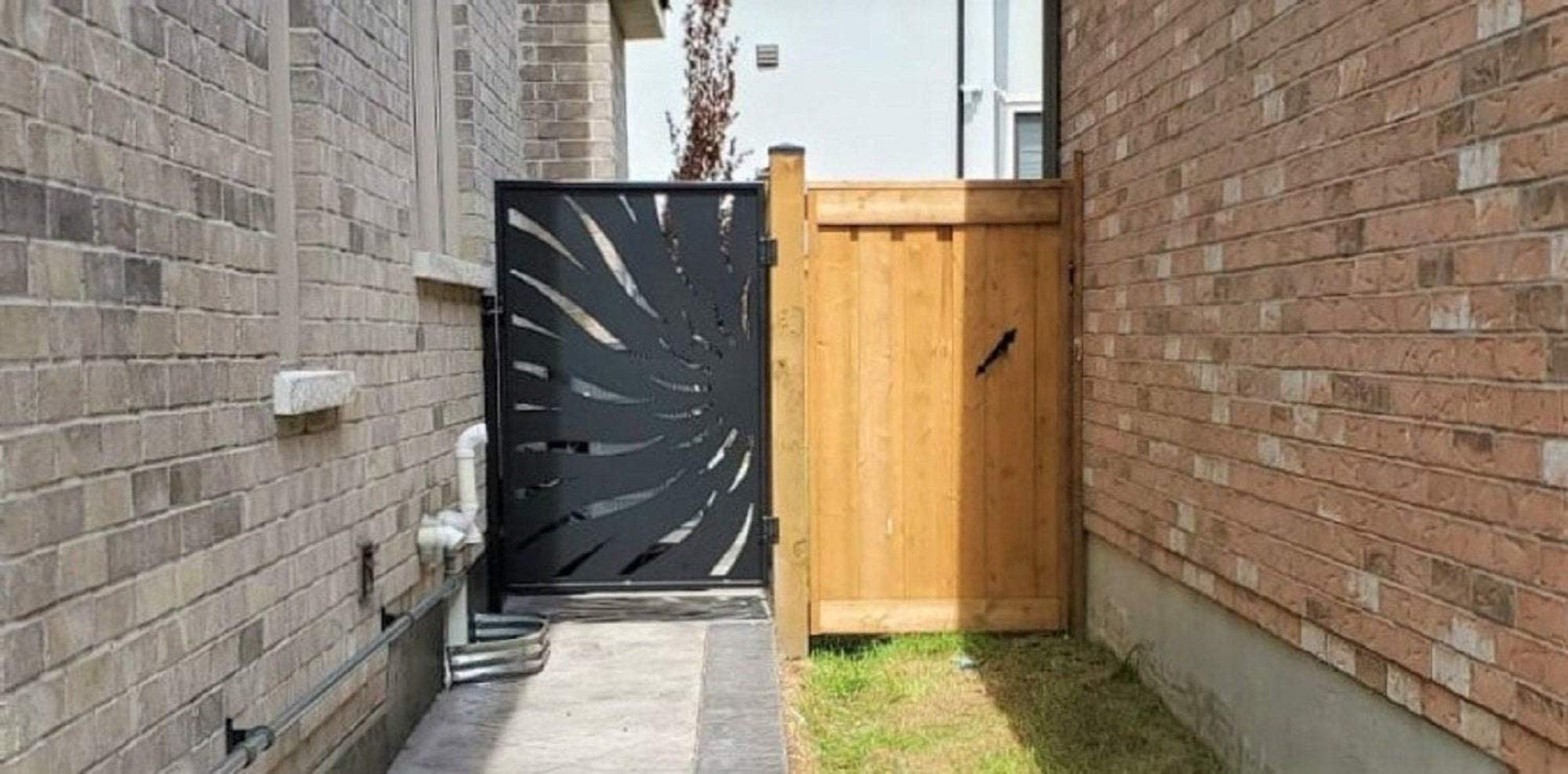 Stunning & Fabulous Intricate Sun Flower Pattern Metal Gate Laser Cut ...