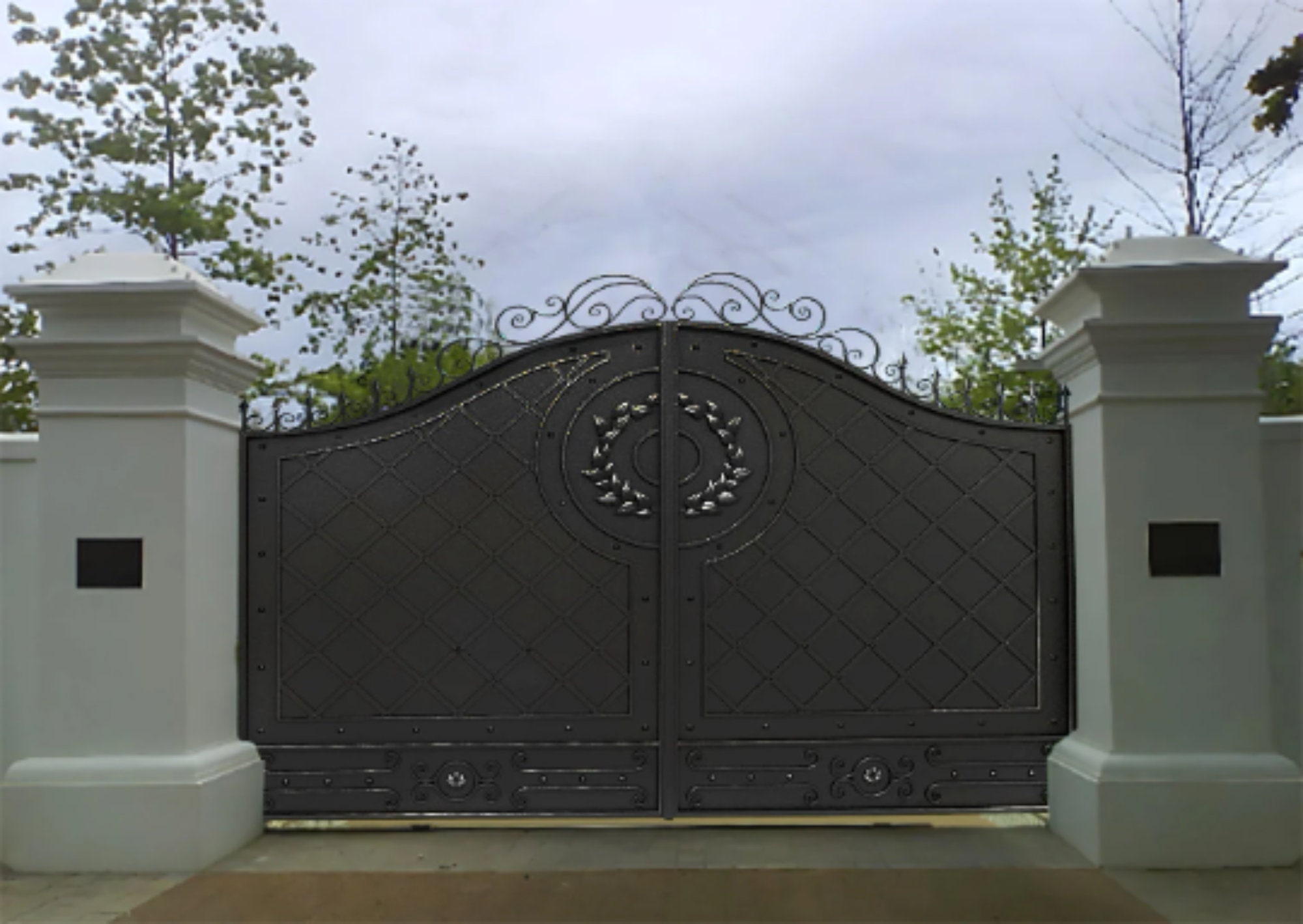 Artistic Steel Driveway Gate Modern Gate Design Made in - Etsy Canada