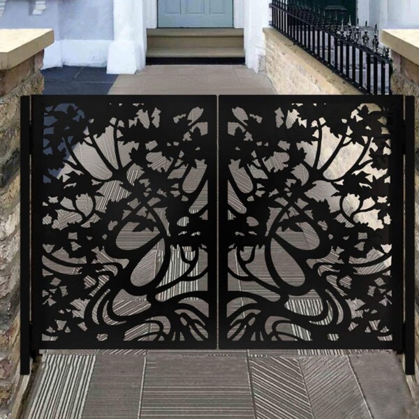 Leaves Design Gate - Etsy