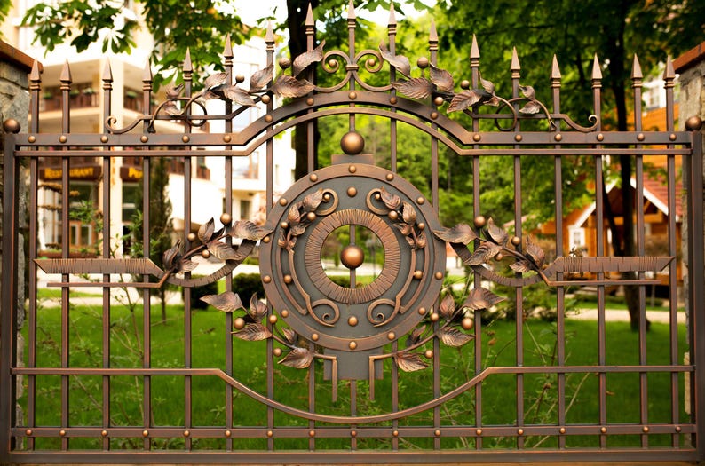 Bronze Crestline – Ornamental Decorative Steel Fence Panels Model ...
