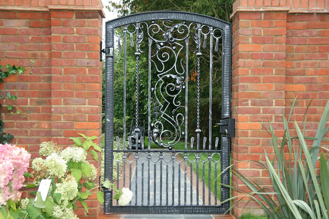 Beautiful Wrought Iron Side Gates and Garden Gates in Unique Designs ...