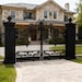 Imperial Grace – Ornamental Wrought Iron Estate Gate | Grand Scrollwork ...
