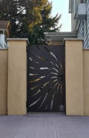 Stunning & Fabulous Intricate Sun Flower Pattern Metal Gate - Etsy