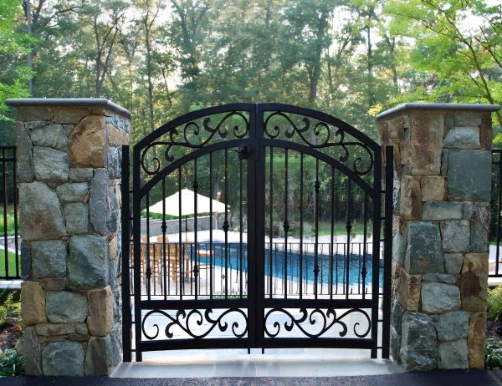 Royal Spiral Vintage & Fence Design Metal Garden Gate Modern - Etsy