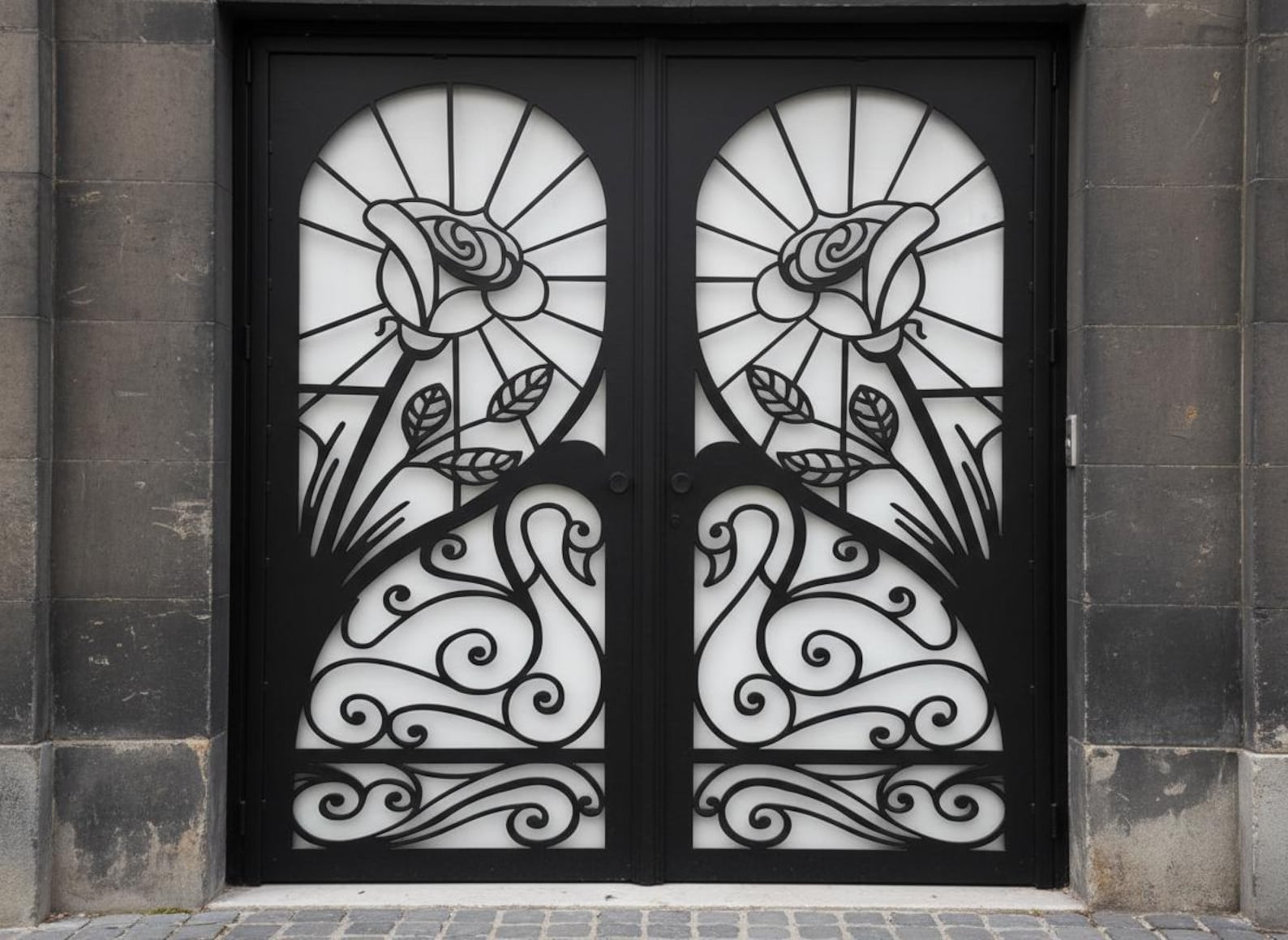 Unique 3D Flower & Doodle Design Metal Garden Gate| Laser Cut Duck ...