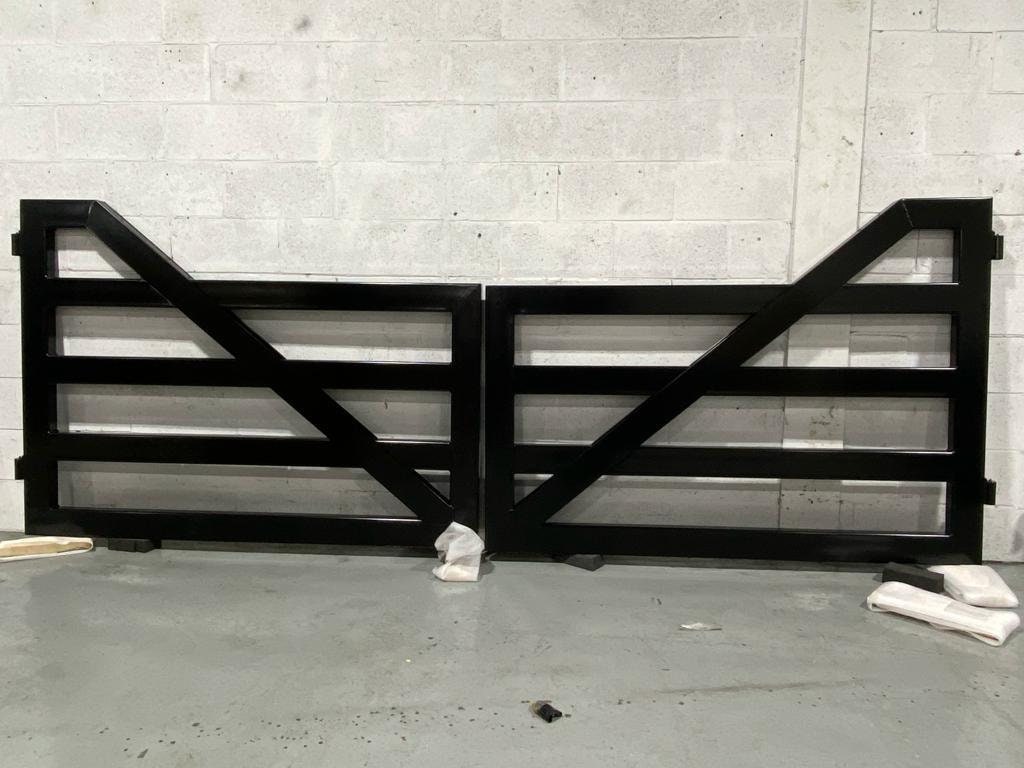 Gorgeous & Simple Metal Driveway Gate Heavy Duty Entrance Gate Made in ...