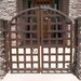 Modern 3D Laser Cut Wavy Circle Design Side Walk Gate Unique Custom ...
