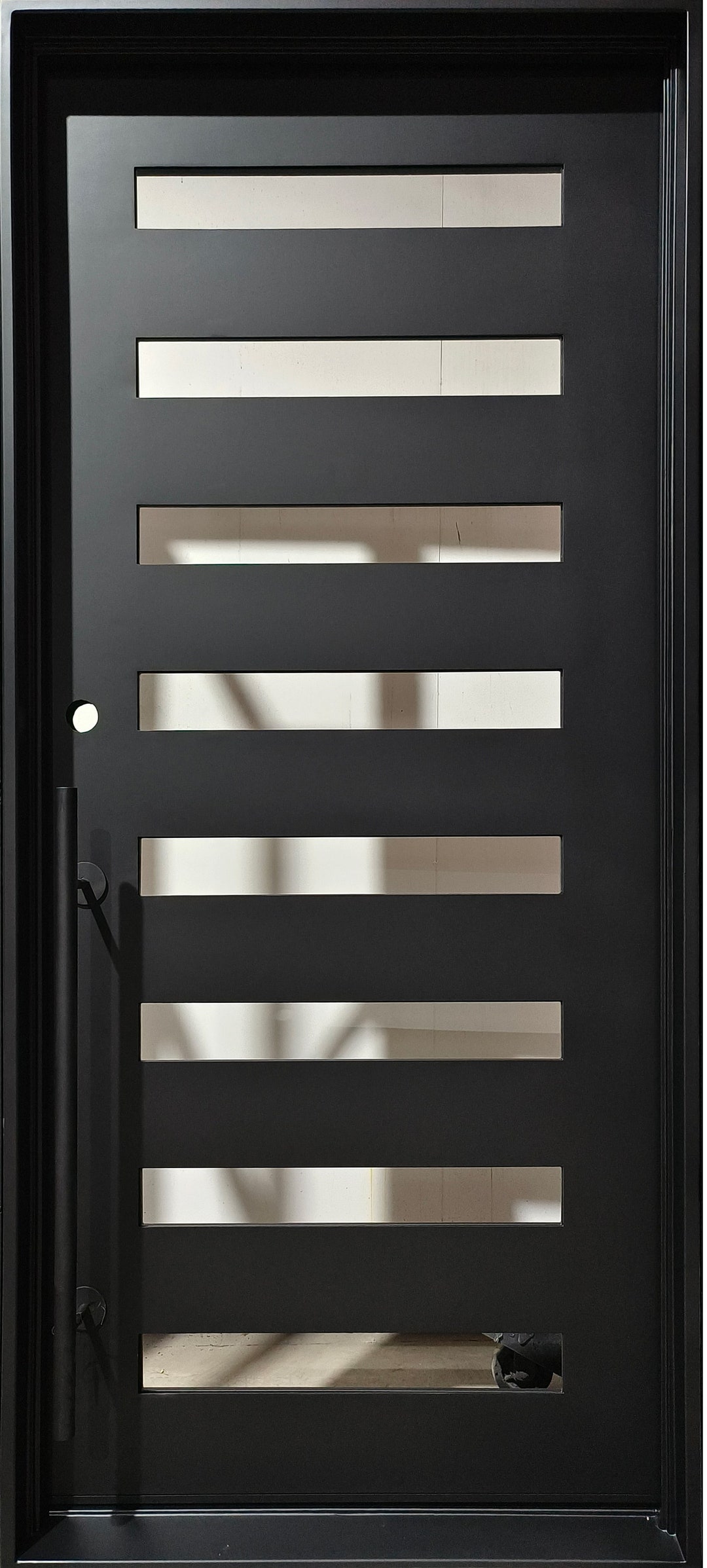 Modern Steel Design Door | Square Top | Model # IWD 999E - Etsy
