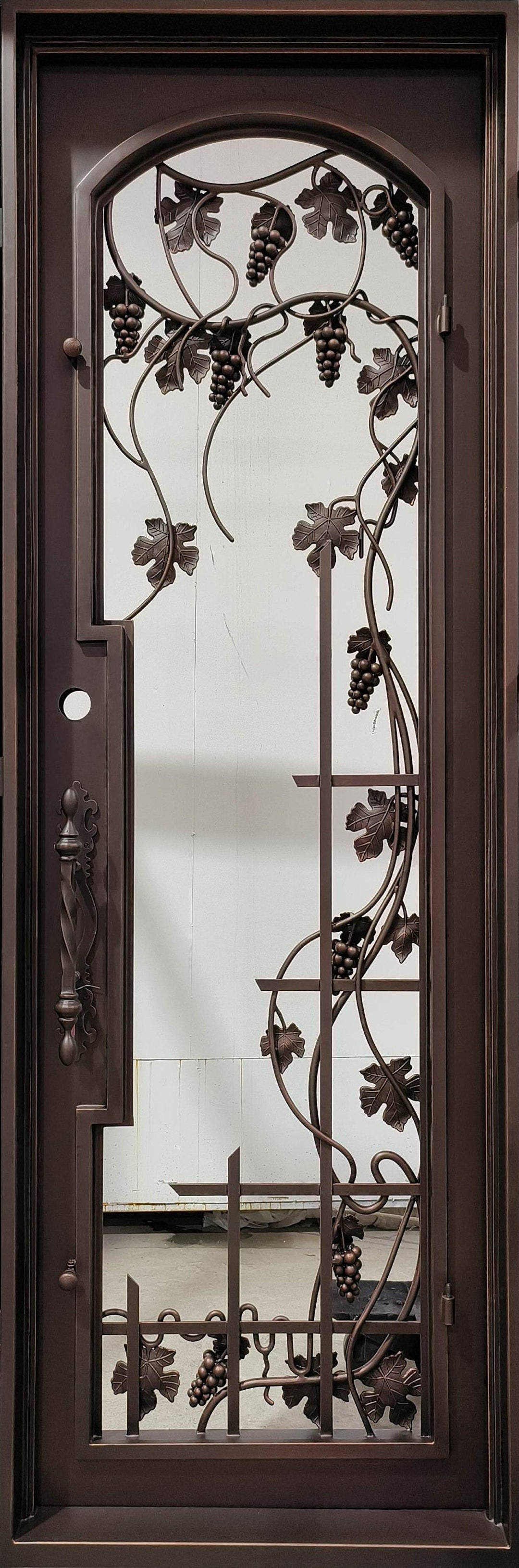 Grapes Modern Steel Design Door | Square Top | Model # IWD 1016E - Etsy