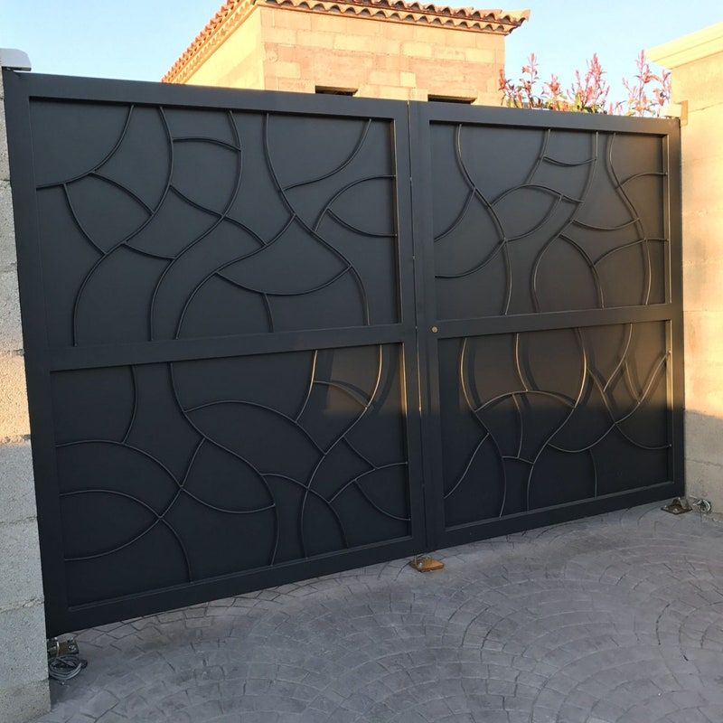 Modern Metal Gate - Etsy