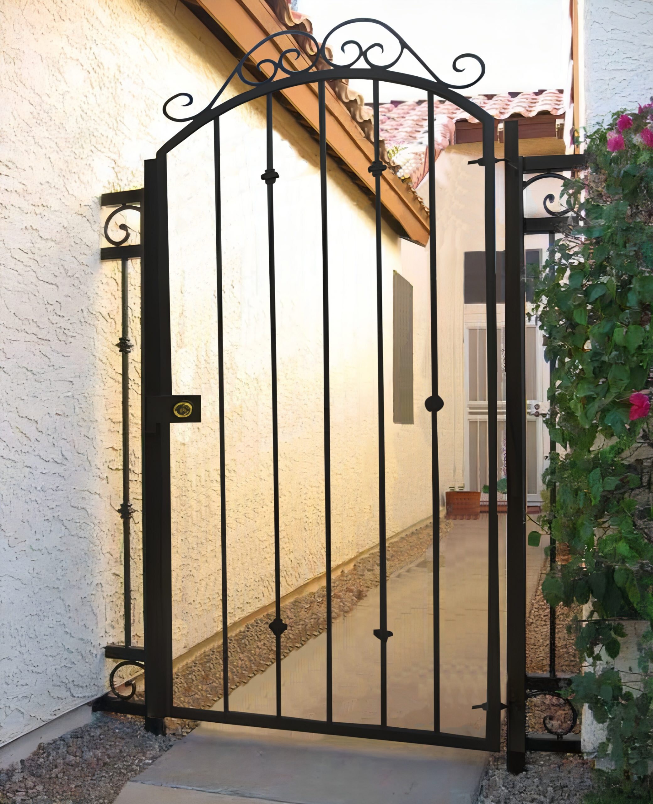Gorgeous & Simple Fence Design Metal Garden Gate Classic Fabrication ...