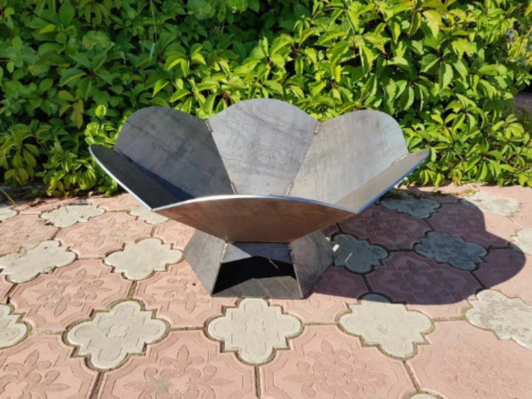 Half Sphere Fire Pit | Wood Burning Outdoor Firepit | Custom Morden ...