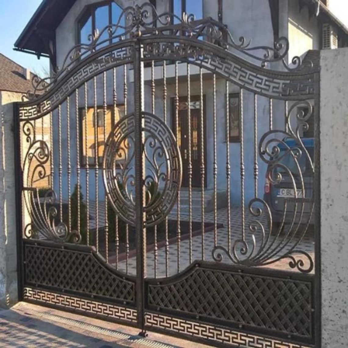 Unique Versace Design Driveway Gate Custom Fabricated Metal - Etsy