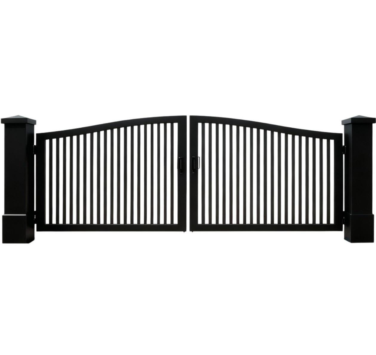 Modern Laser Cut Tree Branch Design Entry Gate | Custom Fabrication ...