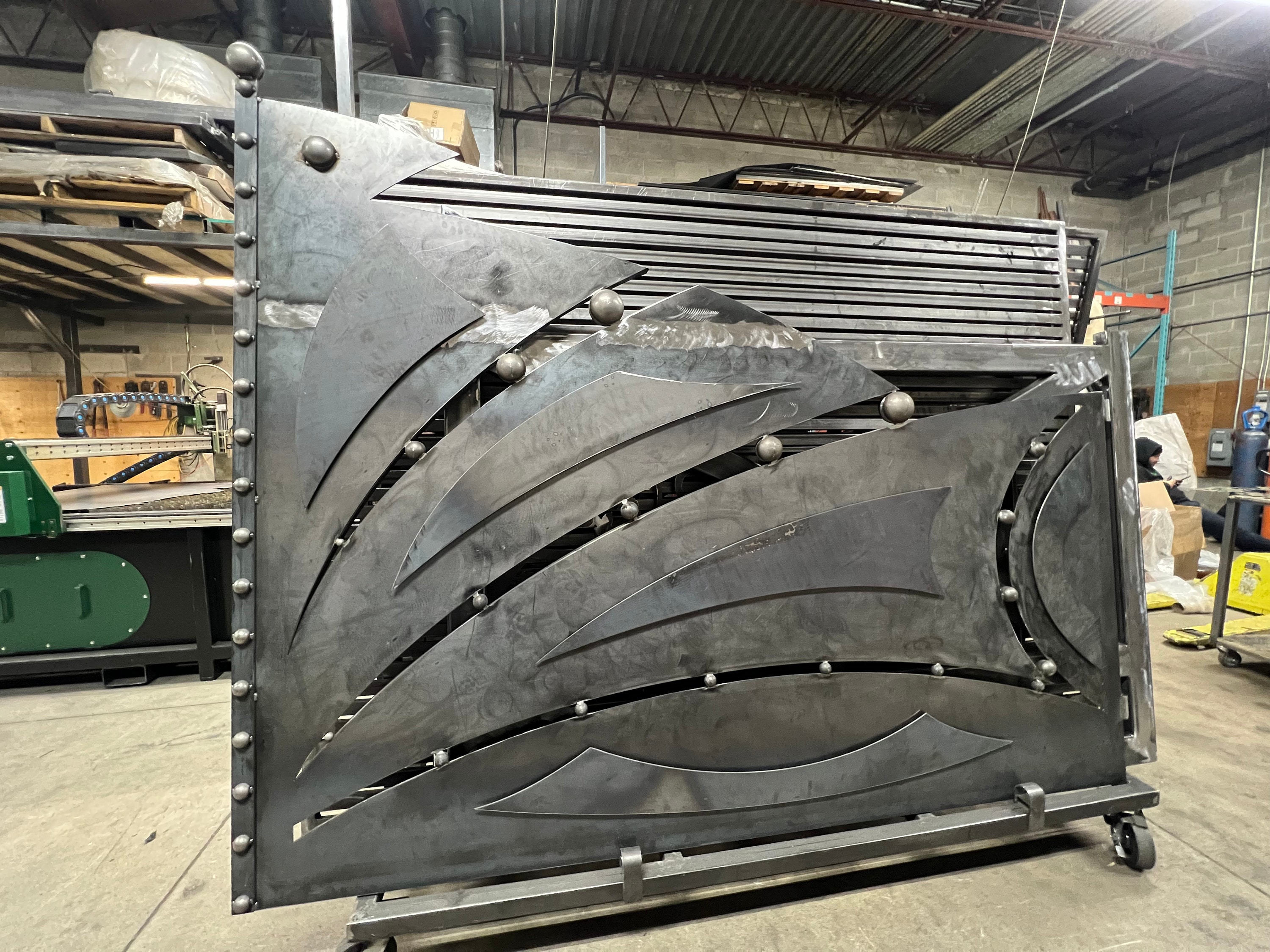 Stylish Laser Cut Entry Gate Custom Fabrication Metal - Etsy