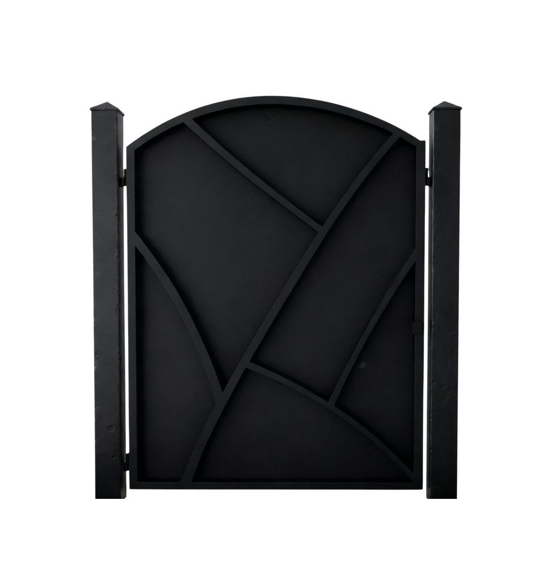Curvegrid Passage – Rounded-top Man Door With Abstract Diagonal and ...
