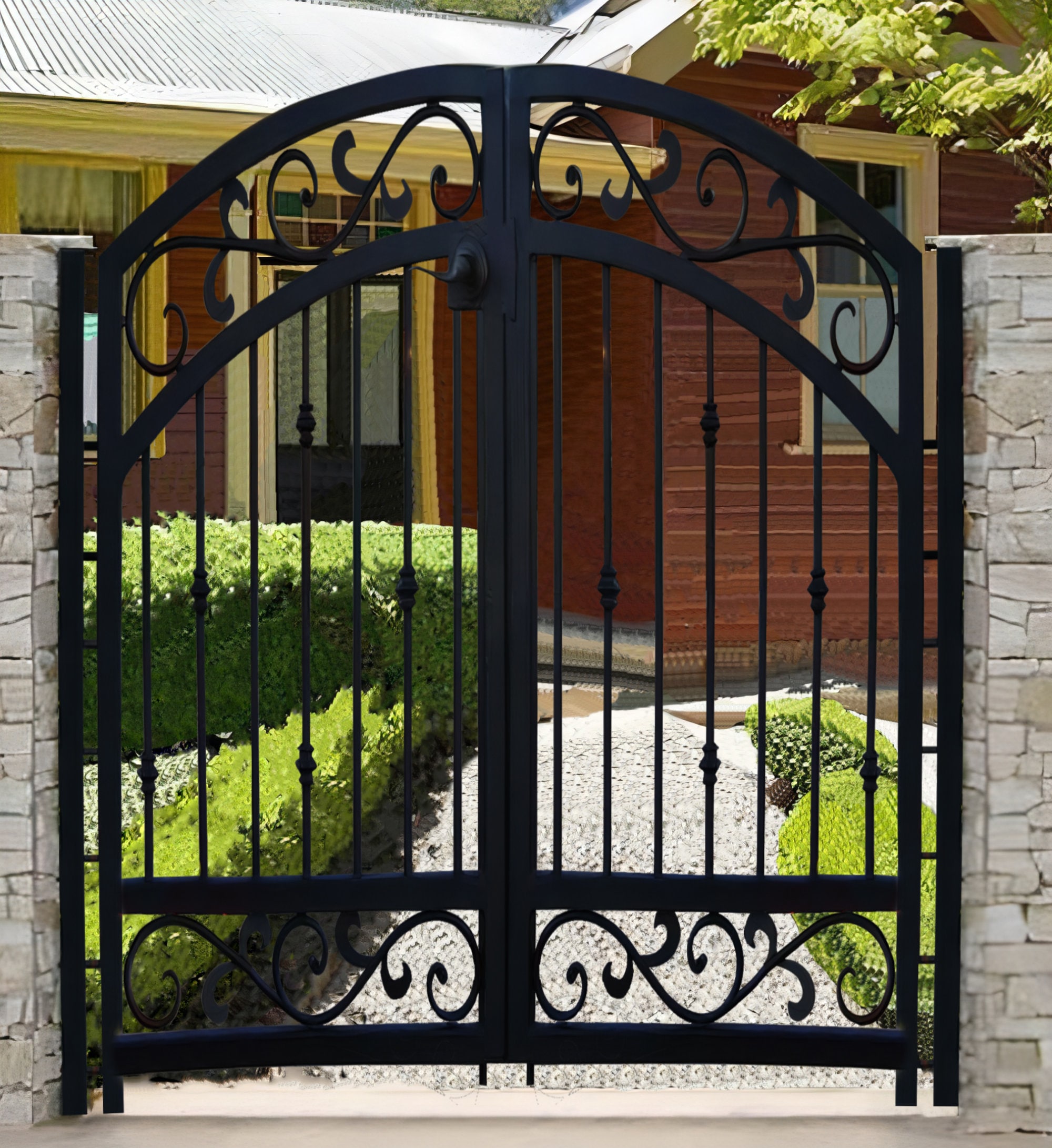 Royal Spiral Vintage & Fence Design Metal Garden Gate Modern - Etsy