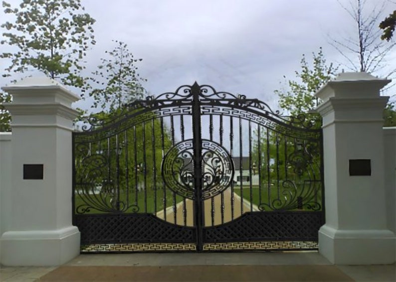 Unique Versace Design Driveway Gate Custom Fabricated Metal - Etsy