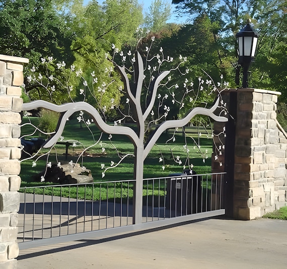 3D Laser Cut Tree Design Entrance Gate Branch Cut-out - Etsy