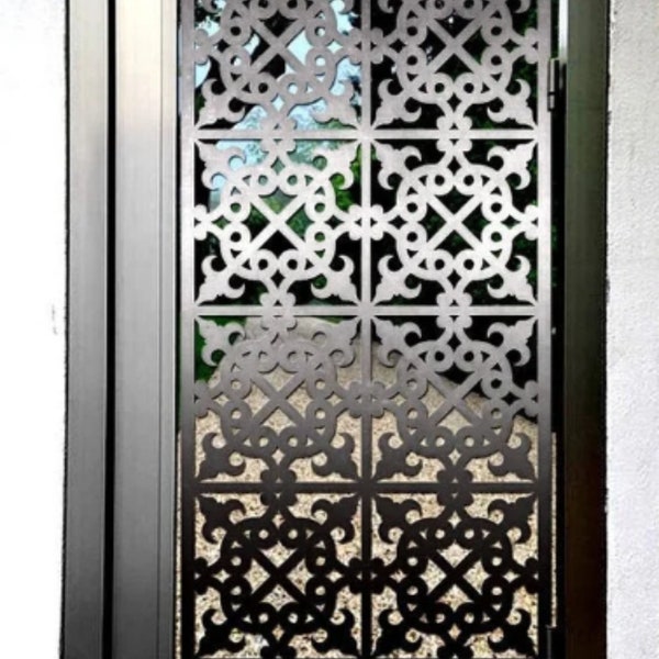 Metal Gate Squares Design - Etsy