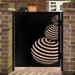 Modern 3D Laser Cut Wavy Circle Design Side Walk Gate| Unique Custom ...
