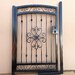 Vintage Spiral Design Metal Gate Visual Art Custom Fabrication Metal ...
