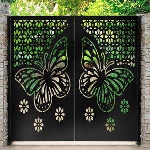 Fabulous Decorative Butterfly Design Metal Garden Gate| Custom ...
