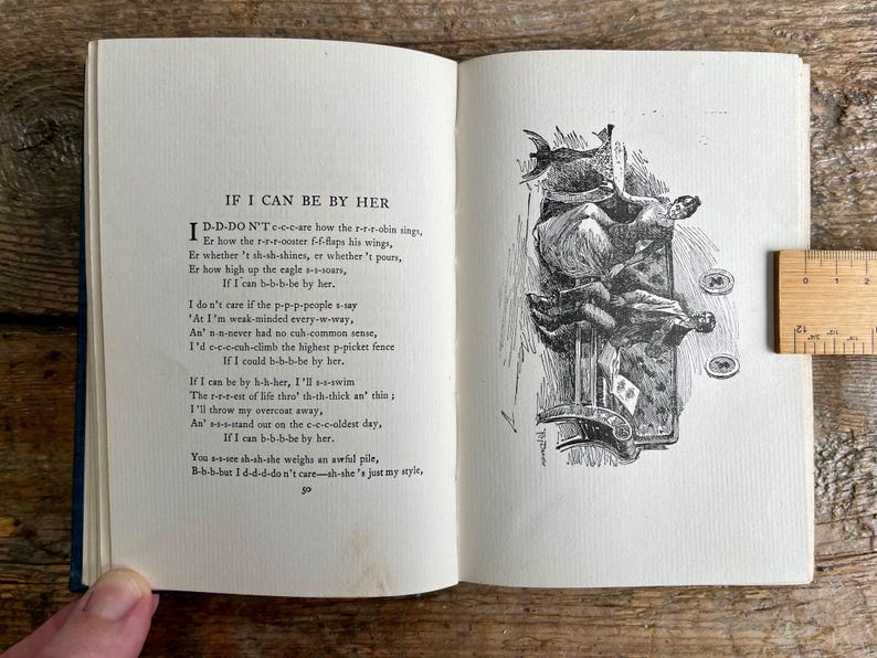 Very Nice Antique (1906) Book of Humorous Poems "ben King's Verse ...