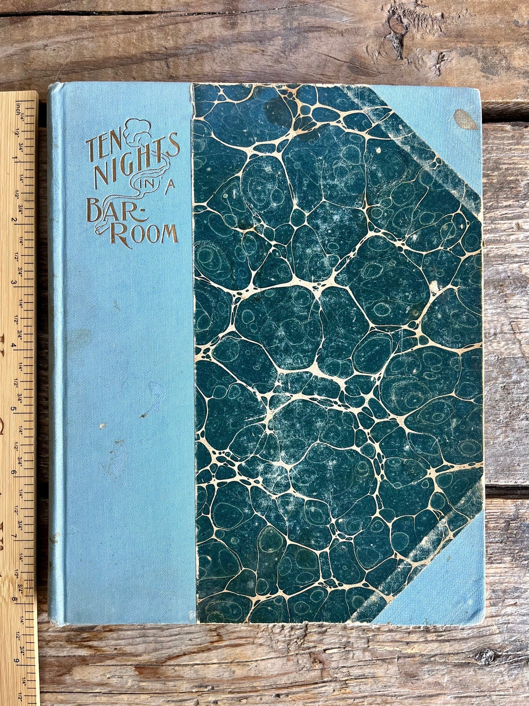 Very Good Antique C. 1898 Well-illustrated Temperance Book "ten Nights ...