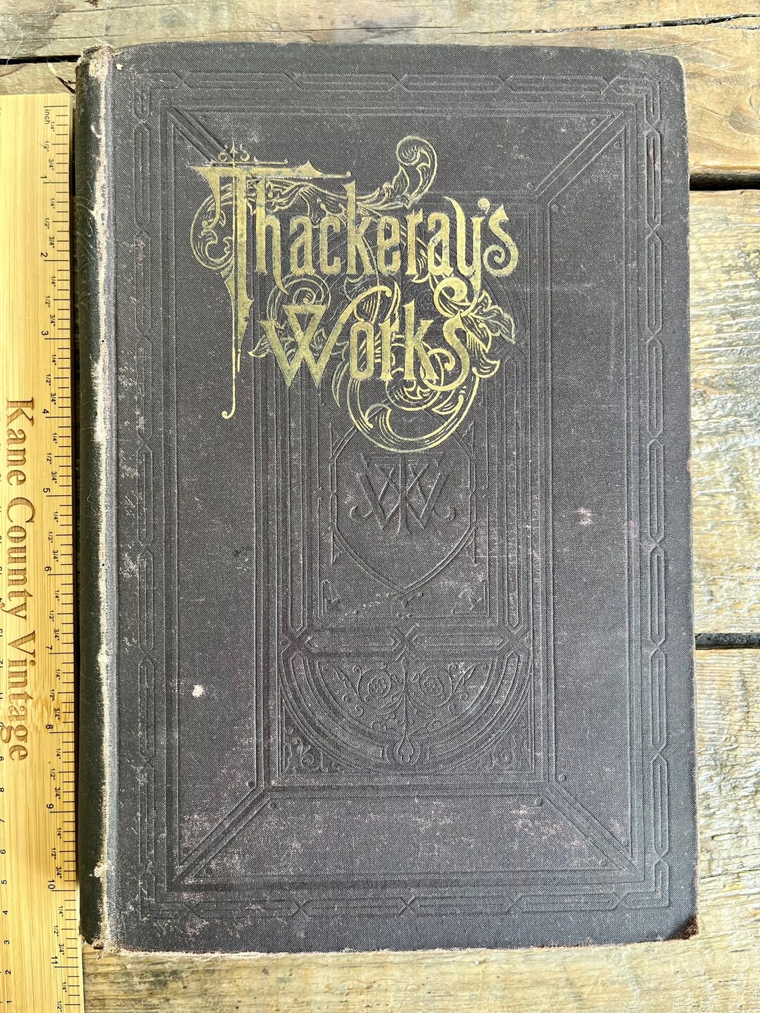 Illustrated Antique 1890s "works of William Makepeace Thackeray" V. 3 ...