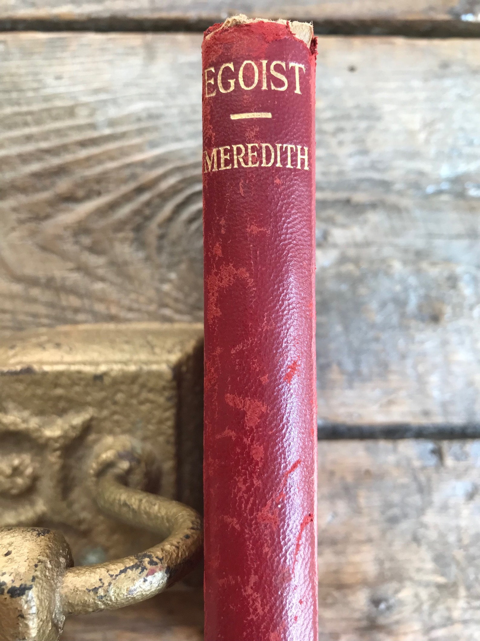 Very Nice (c. 1920) Antique Leatherette "the Egoist: A Comedy in ...