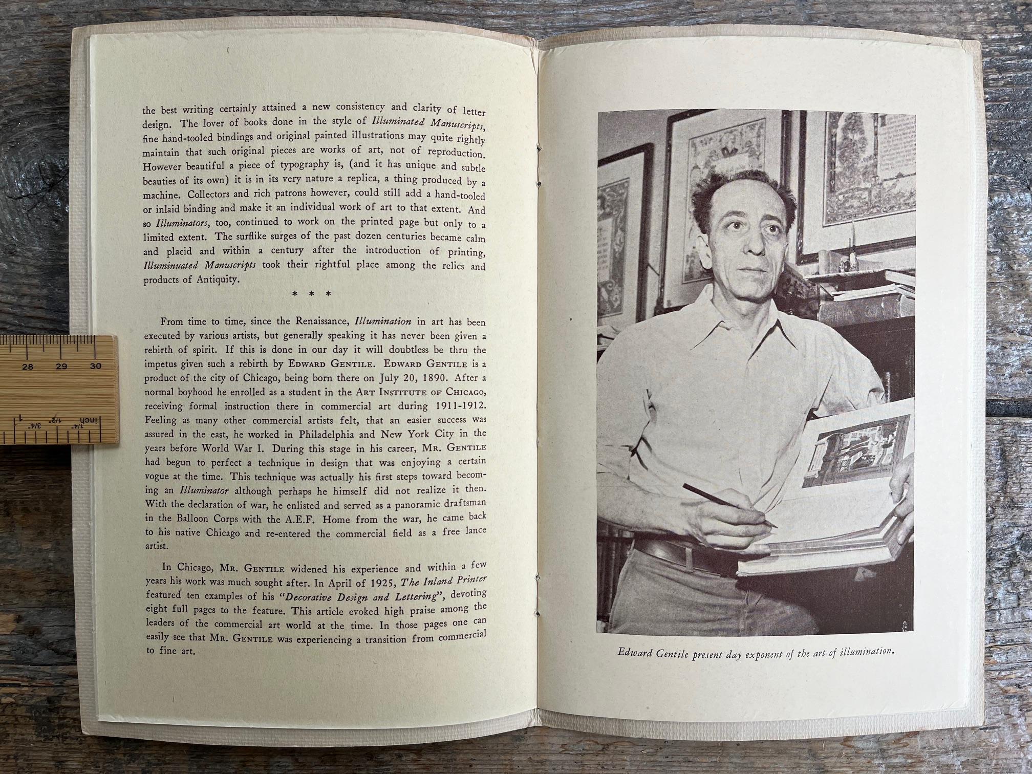 Interesting Vintage (1946) Booklet "the Medieval Art of Illumination as ...